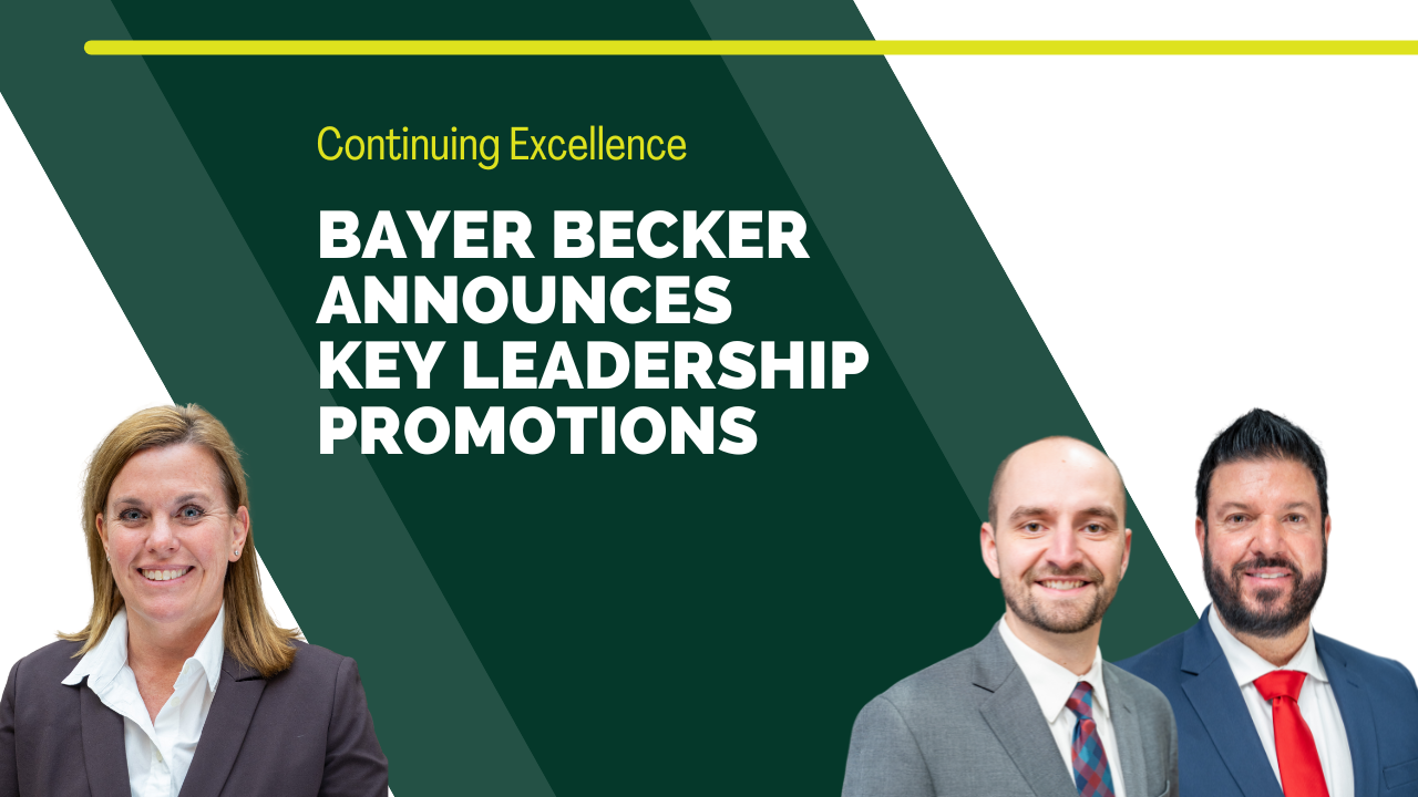 2026 Key Leadership Promotions | Bayer Becker